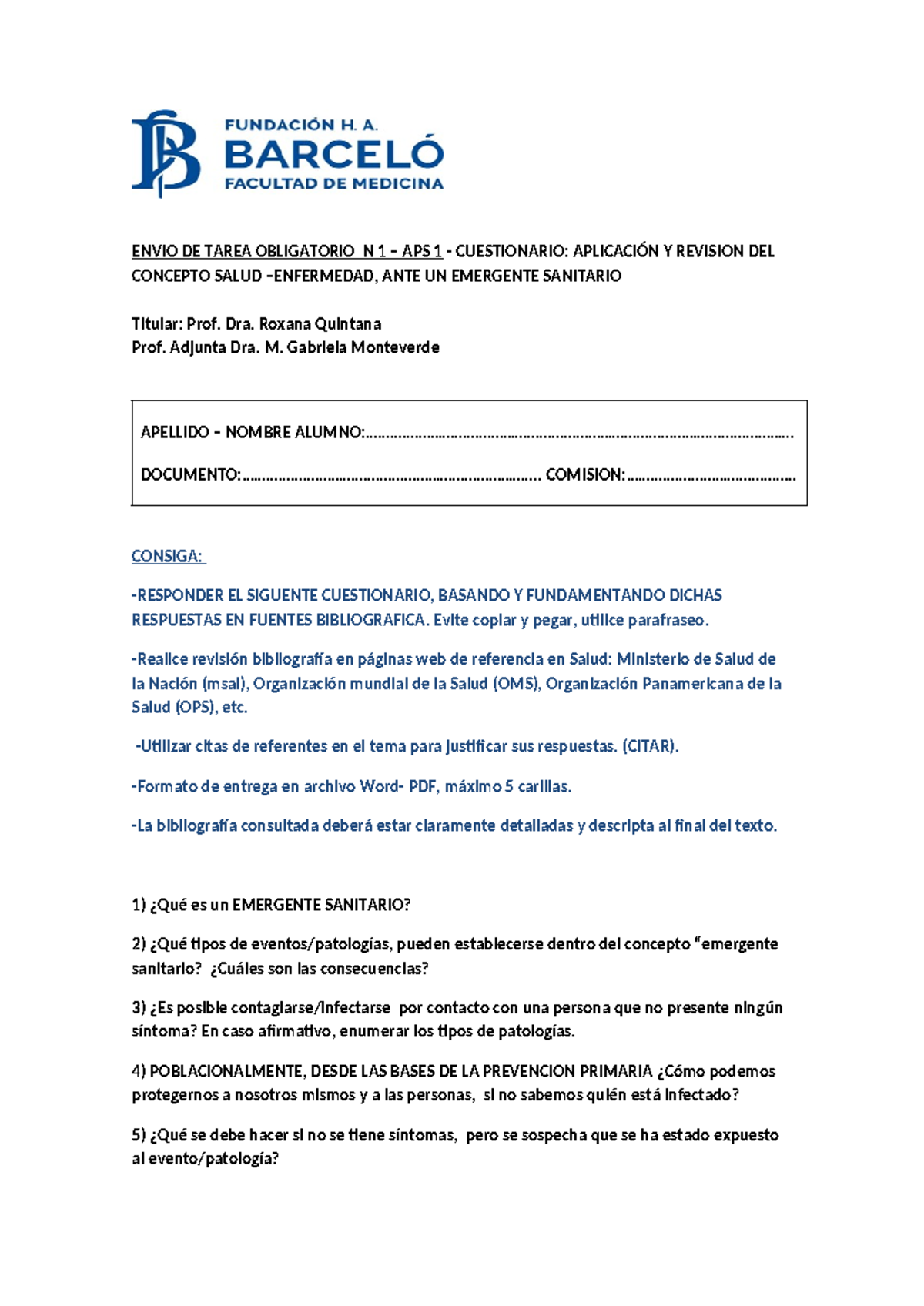 1- Actividad N 1 APS 1 Cuestionario AplicacióN Y Revision DEL Concepto ...
