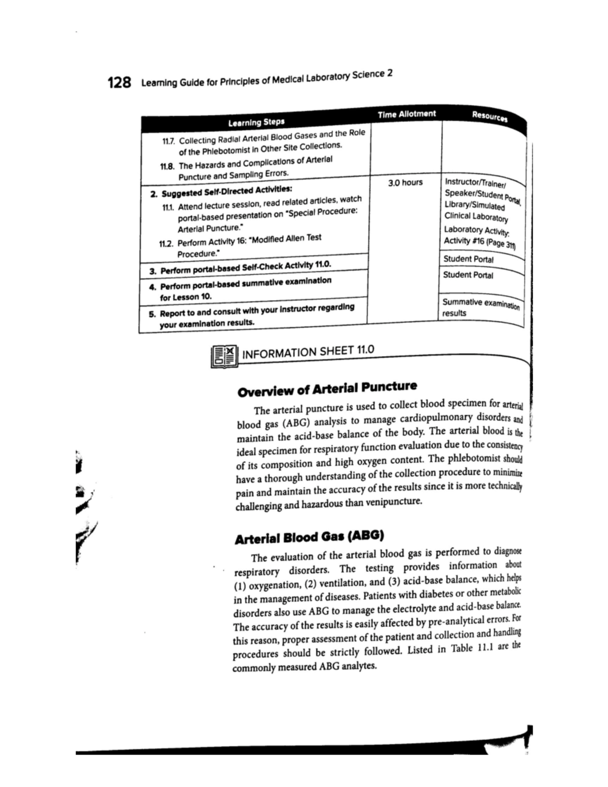 READINGS FOR SCIENCE - 128 Learning Guide for Principles of Medical ...