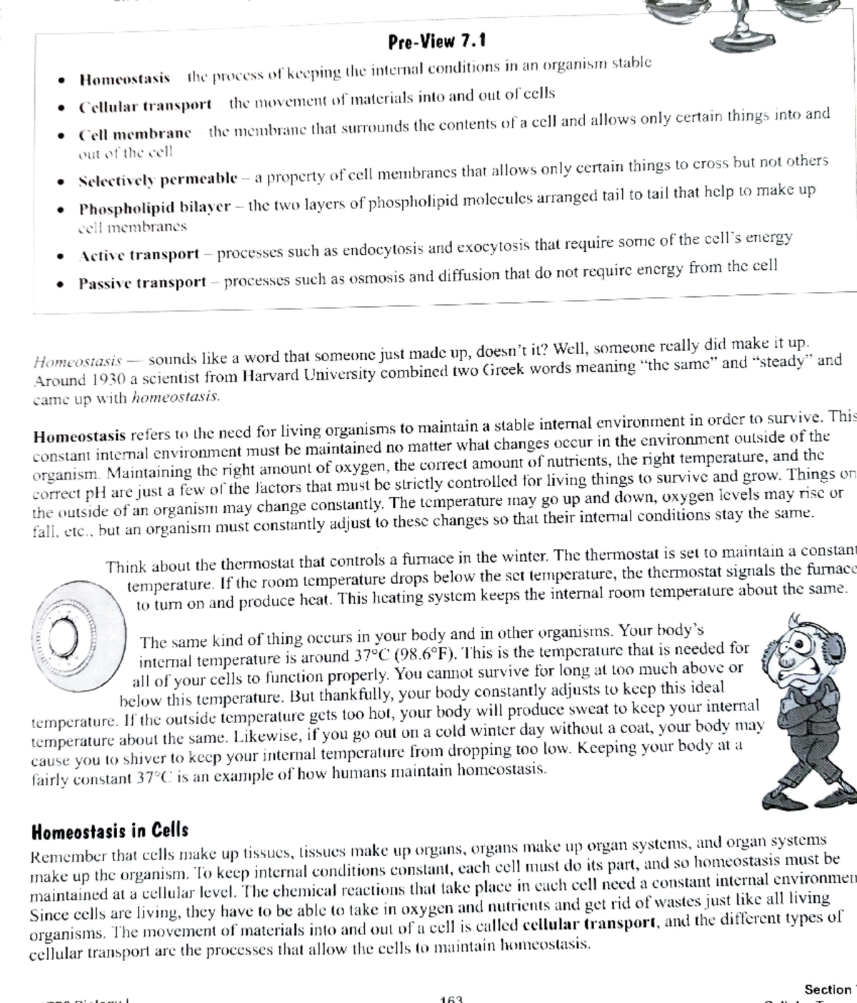 Cellular transport review 2 - Pre-View 7. Homeostasis the process of ...
