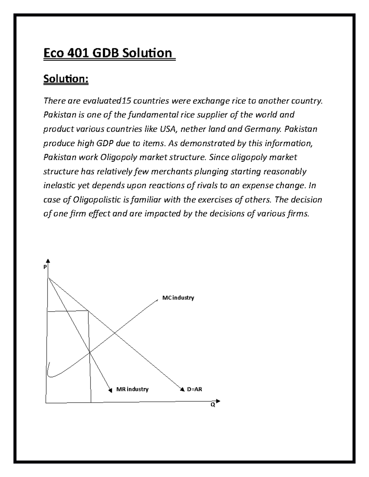 Eco 401 Gdb Solution Nothing Eco 401 Gdb Solution Solution There Are Evaluated15 Countries