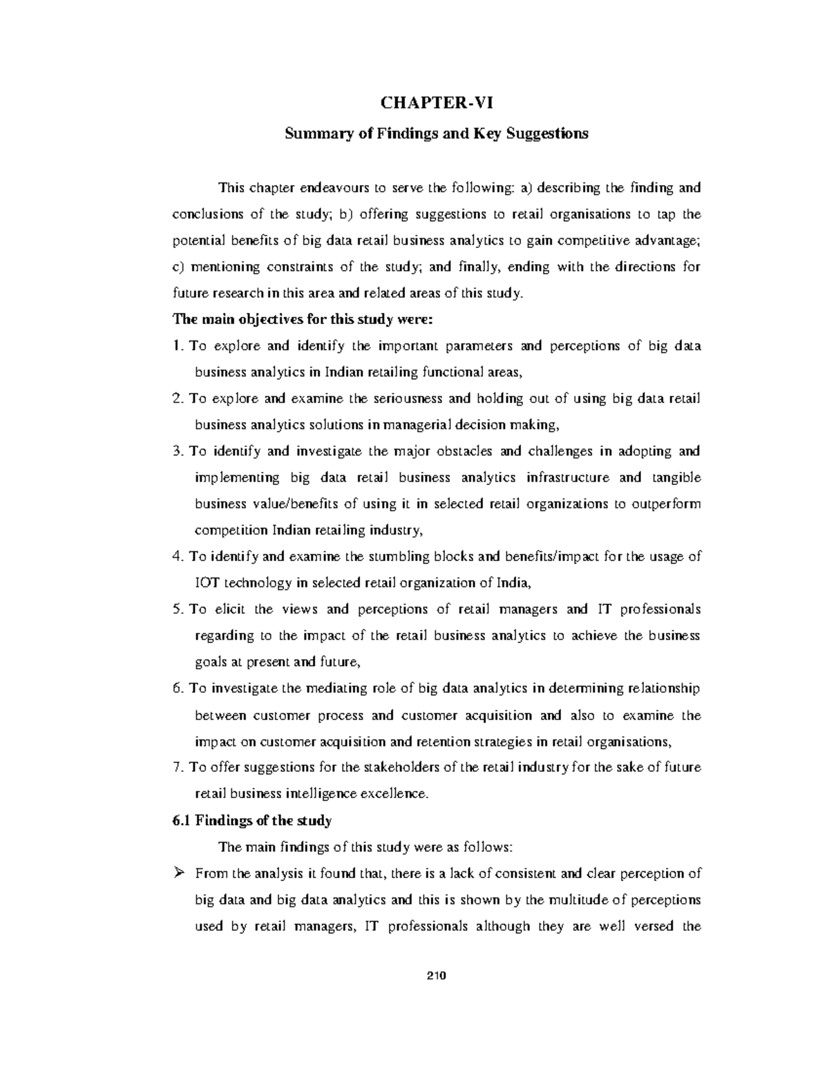 12 chapter 6 - . .......................... - CHAPTER-VI Summary of ...