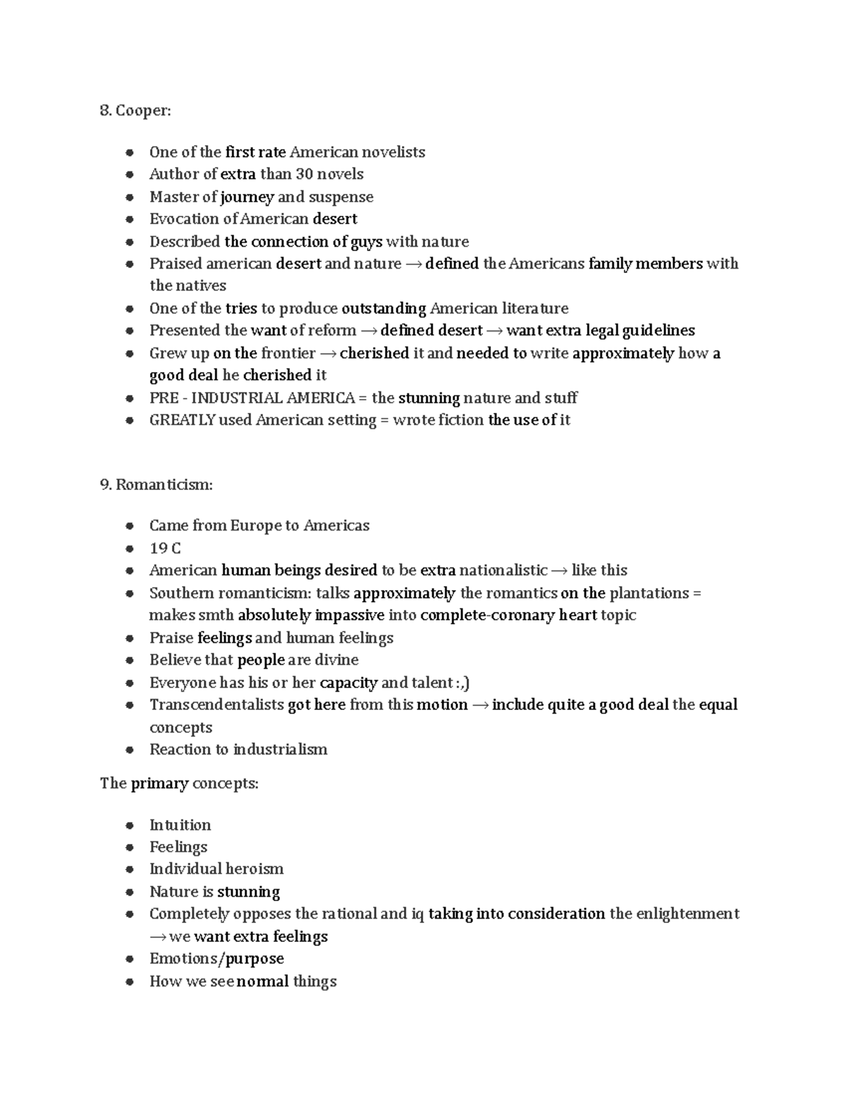 US History Final Exam Notes Part 2 - Cooper: One of thefirst ...