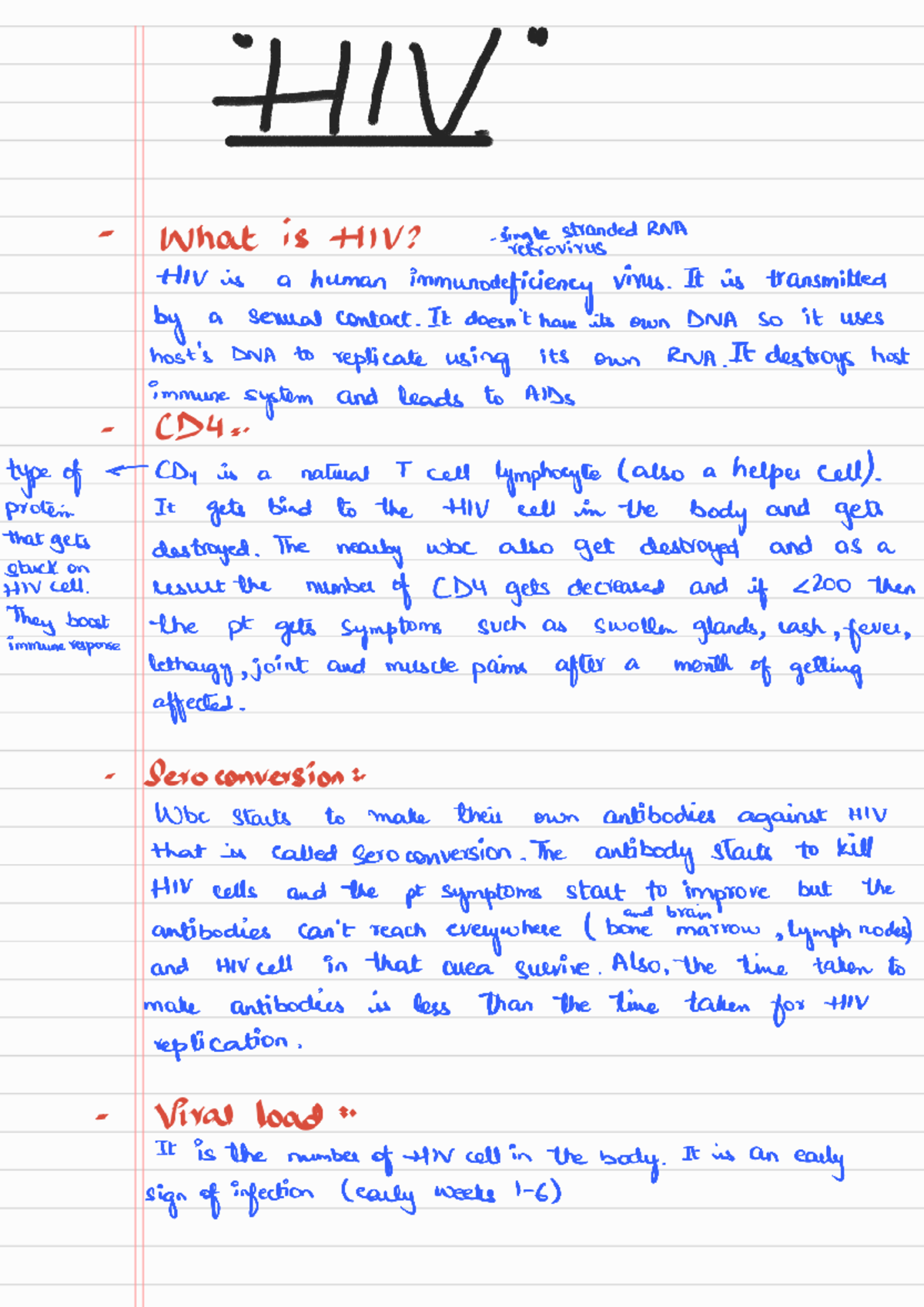 Notes 240613 170239 - Summary mpharm - HIV What is HIV? Single stranded ...