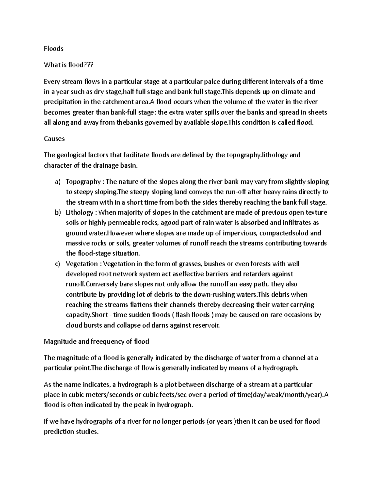 Floods-WPS Office - This is the best pracice material. - Floods What is ...