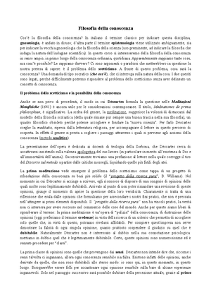 Quarta lezione filosofia della conoscenza - Lezione 4 – 06. Abbiamo ...