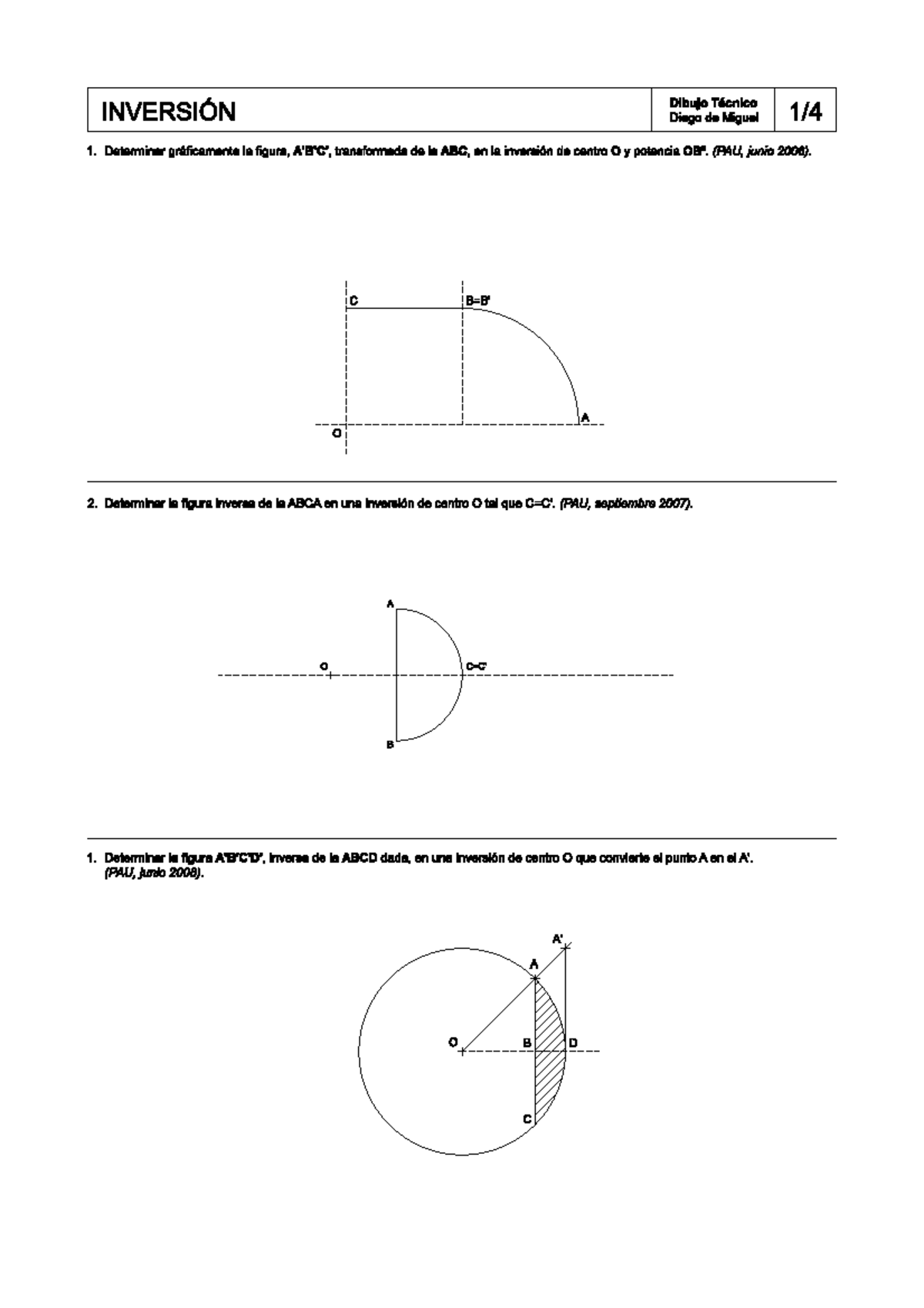 Inversion - Dibujo Técnico II - Ciencias y Tecnología - Studocu