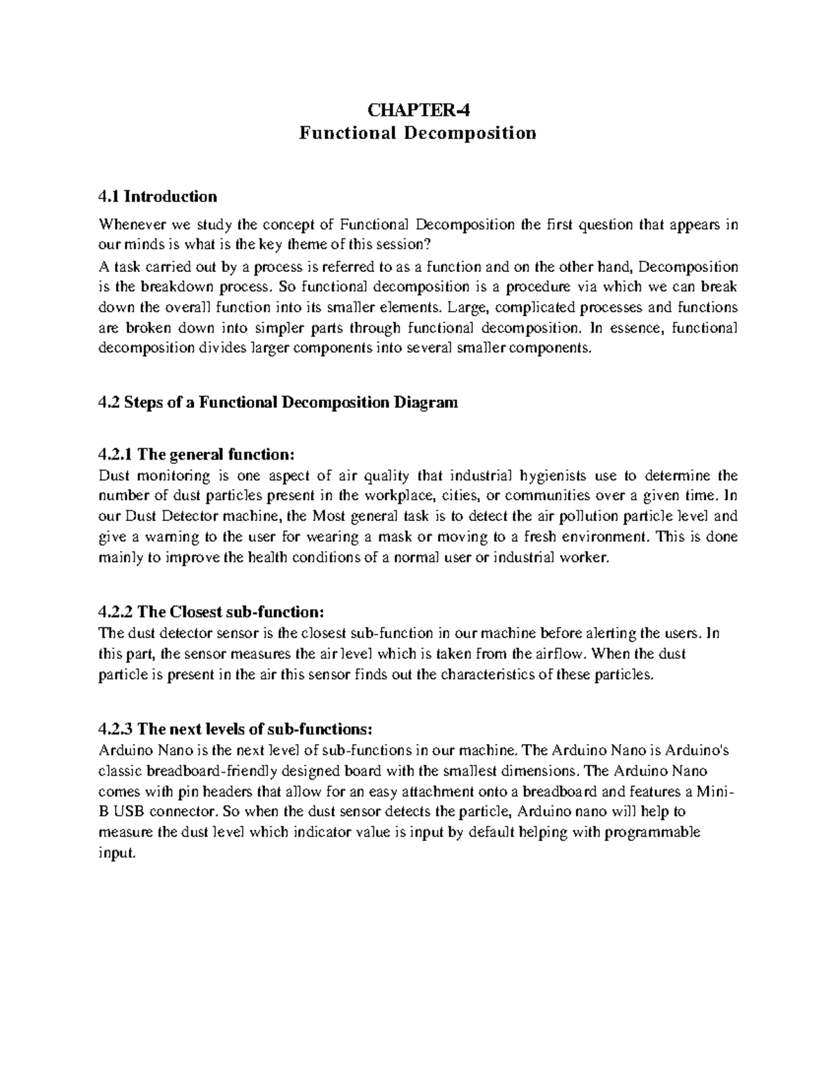Chapter 04 Functional Decomposition Chapter Functional Decomposition 4 Introduction