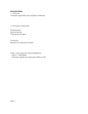 Topic 1 Tutorial Solutions - S C M , C S U 2 0 1 5 30 P a g e | 1 ...