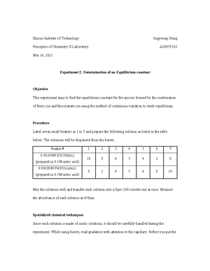 Experiment #2- Post-Lab Questions - Illinois Institute of Technology ...