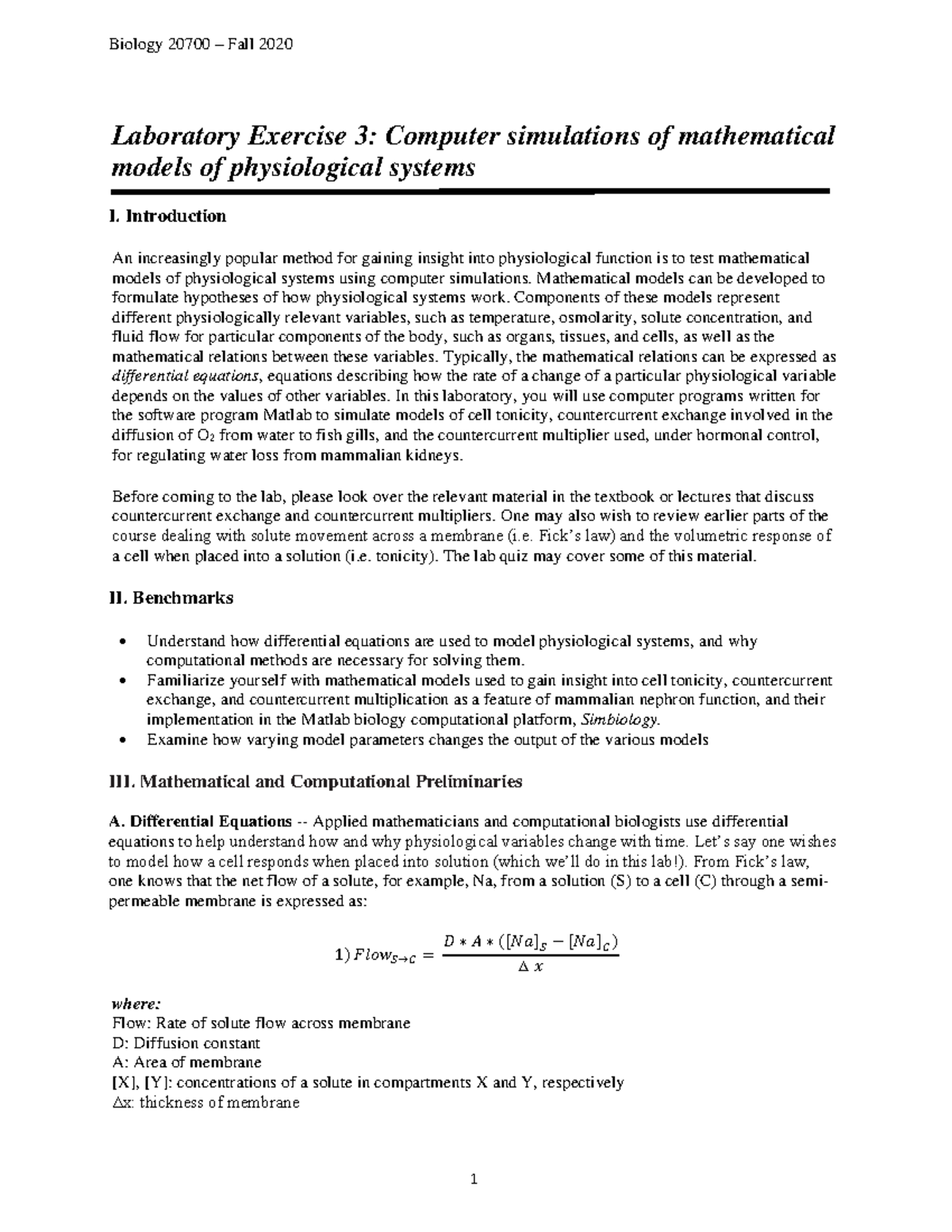 Lab3 Bio20700 Fall20 - Labs - Laboratory Exercise 3: Computer ...