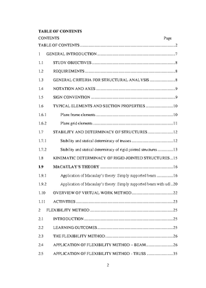 1-A- Basics Force Method IN Beams - Chapter 2. Analysis of Statically Indeterminate Structures ...