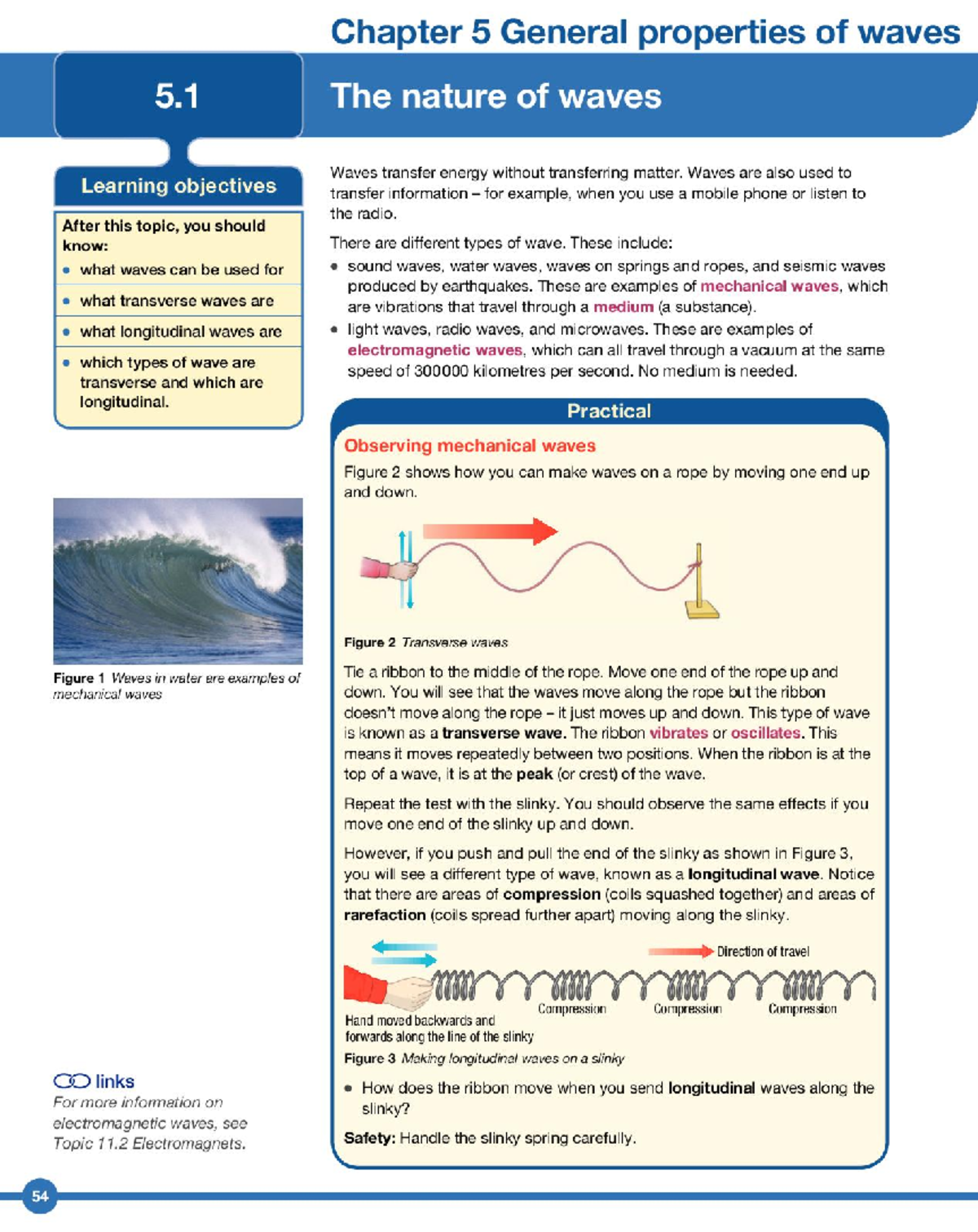 Oxford AQA Physics combined - Chapter 5 General properties of waves 5 ...