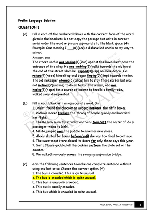 English P1 Mark Scheme - This document consists of 10 printed pages ...