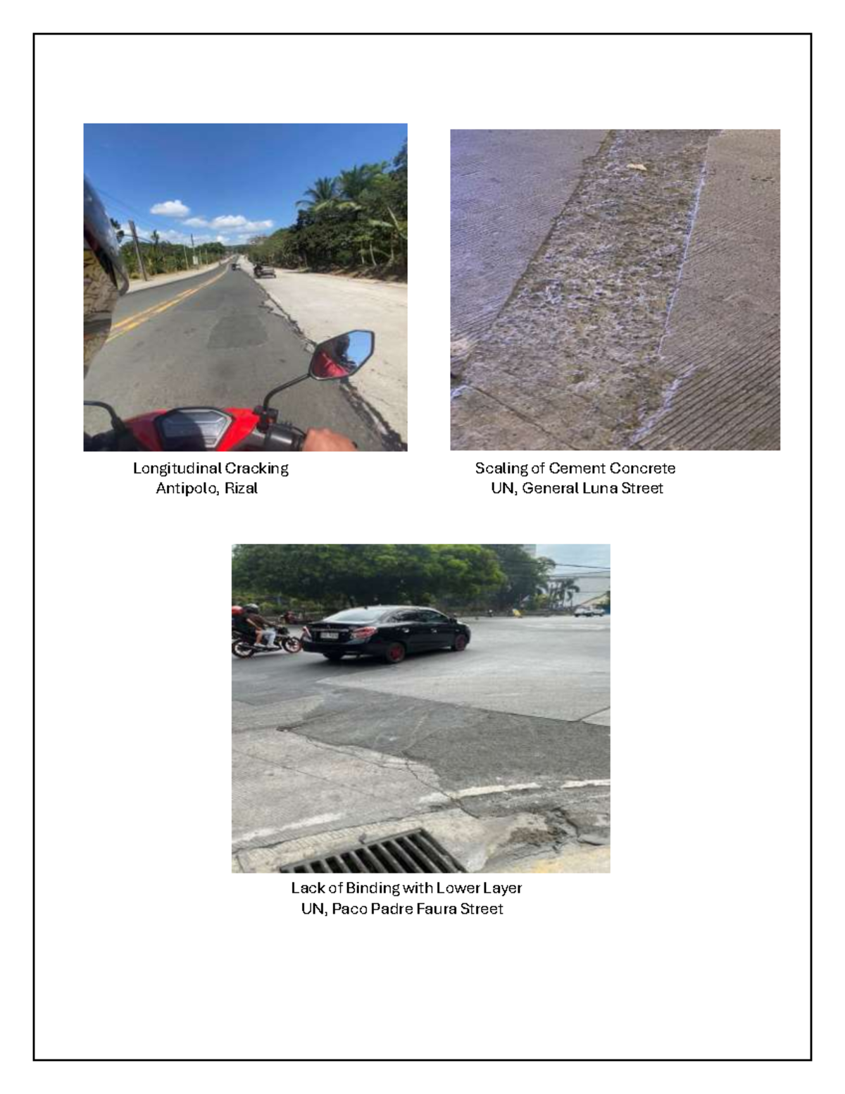 Assignment lara hre road failure - Civil Engineer - Longitudinal ...