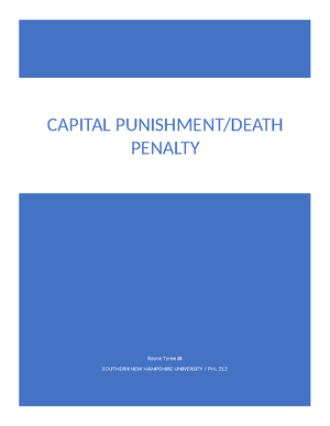 PHL 212 Final Paper - Grade: A - PHL 212 Final Milestone: Analytical ...