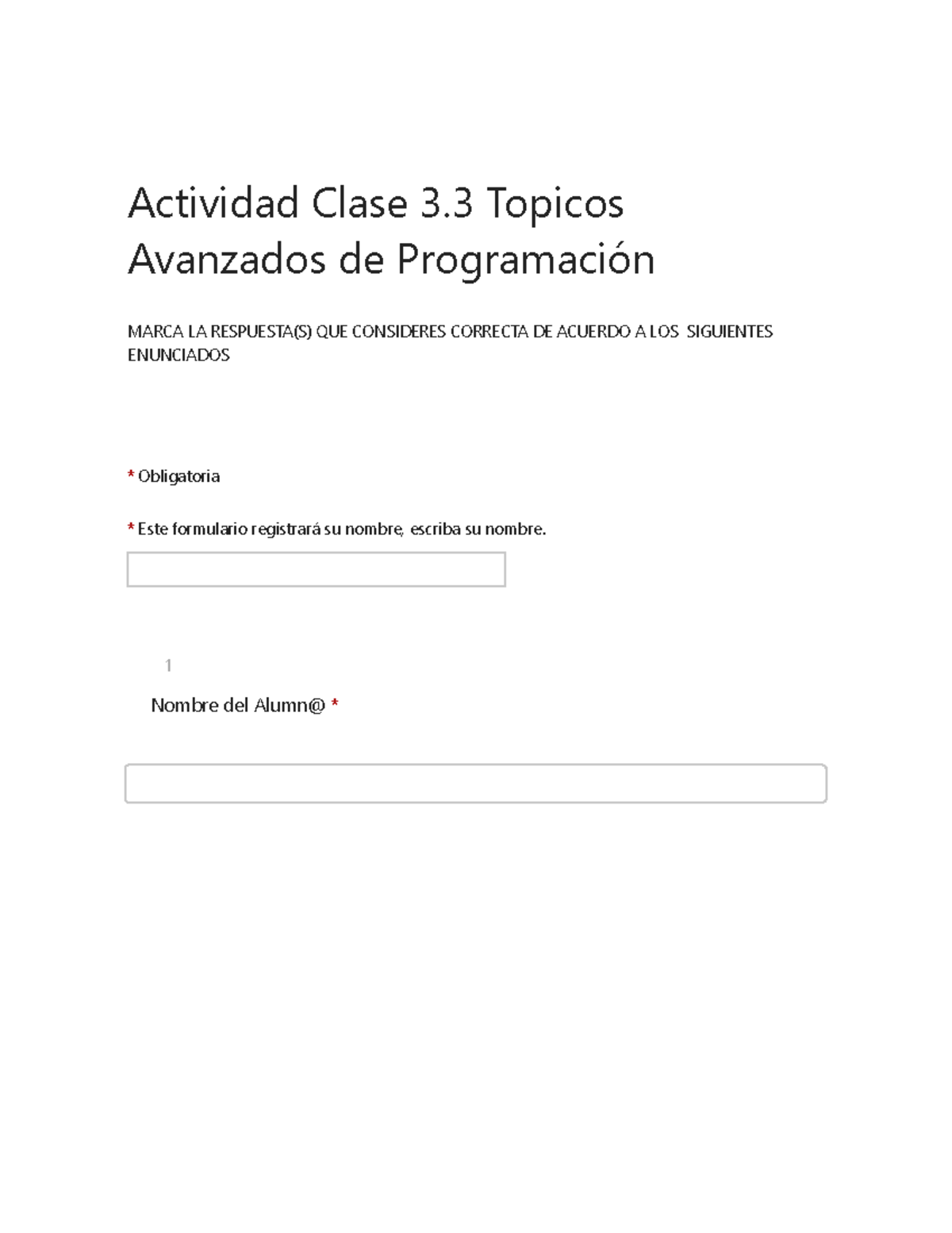 Actividad Clase 3.3 Topicos Avanzados de Programación - Obligatoria ...