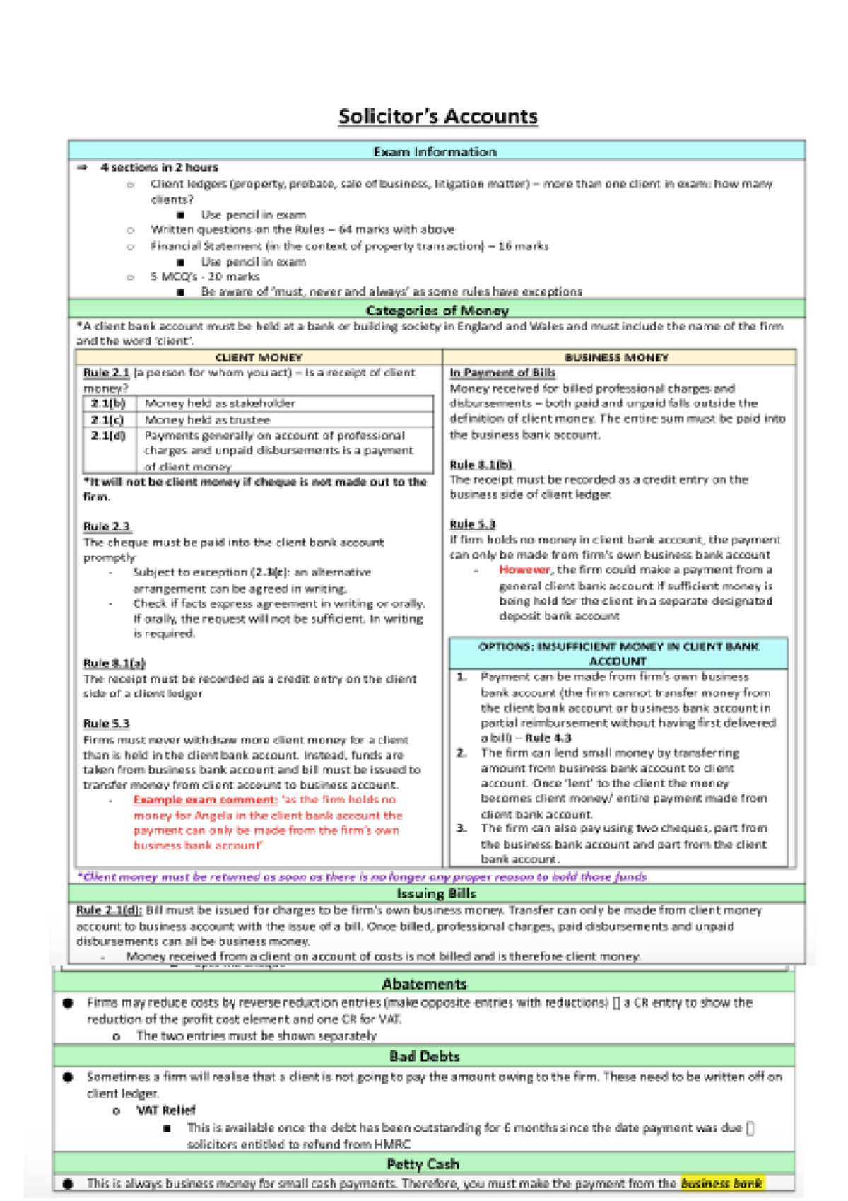 Solicitor Account - sac - Studocu