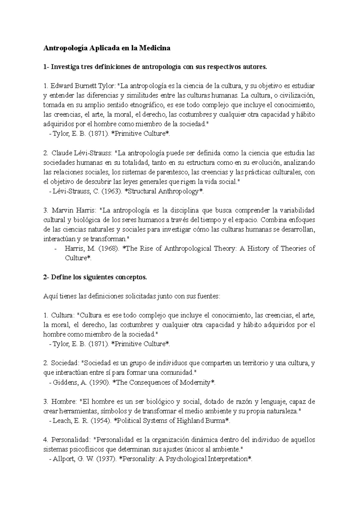 Antropología Aplicada en la Medicina - Antropología Aplicada en la ...