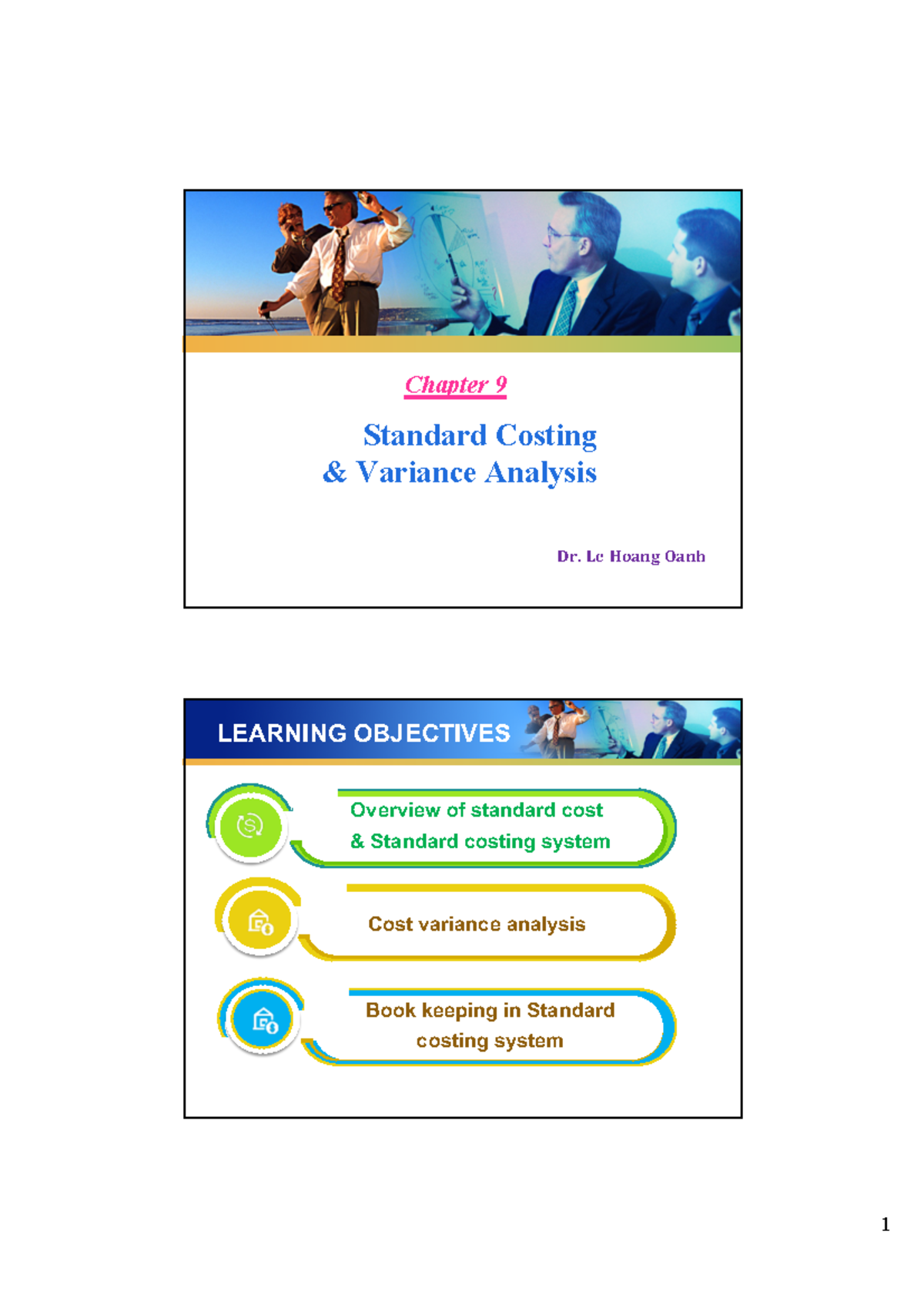 Chapter 9-Standard costing and variance analysis - Standard Costing ...