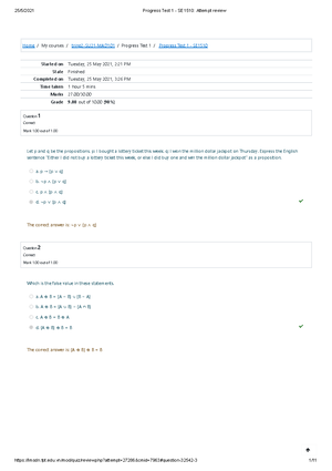 Discrete Mathematics-Exercises - 1 Name:........................................... - Studocu