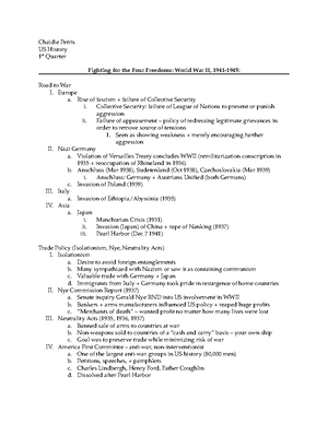 Chapter 25 Notes - Chaidie Petris US History 4 th Quarter The Sixties ...