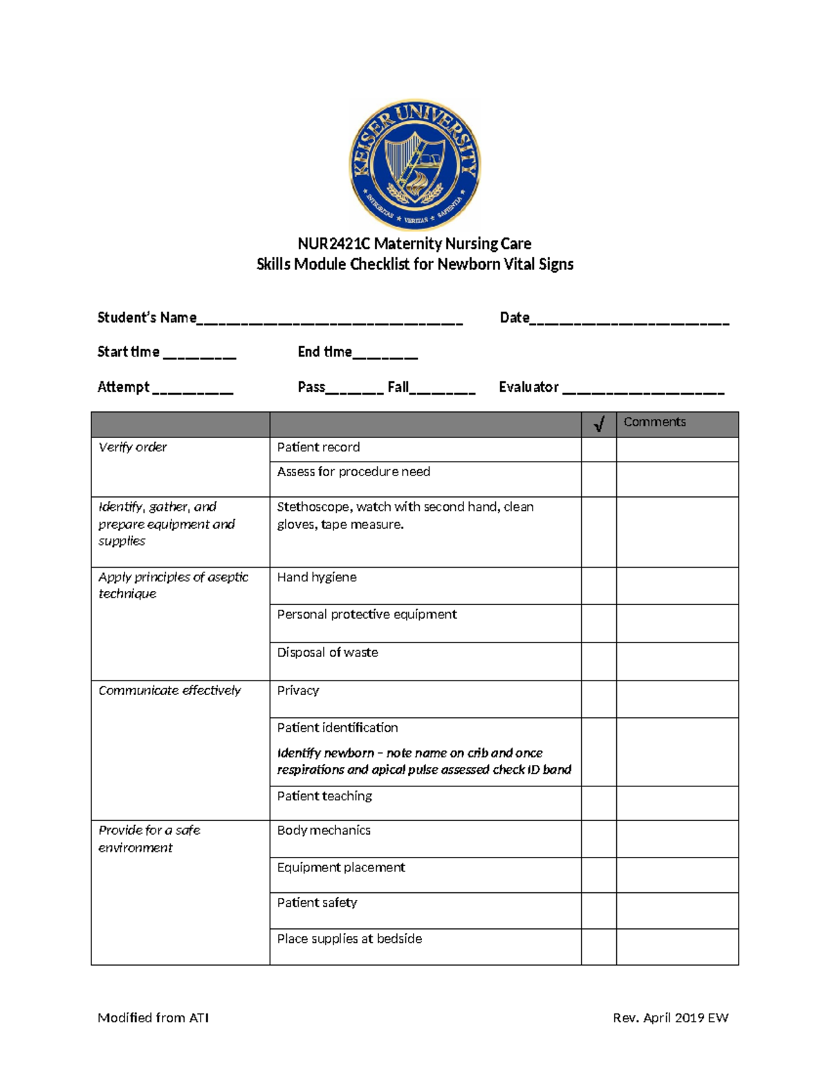 Newborn Vital Signs - Tagged - NUR2421C Maternity Nursing Care Skills ...
