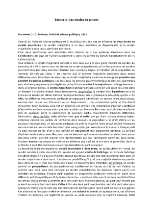 Dissertation - Mode de scrutin - DISSERTATION – MODE DE SCRUTIN Le ...
