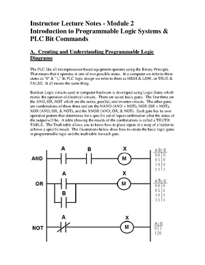 ECT 281 Module 3 Lecture Notes - Instructor Lecture Notes Module 3 PLC ...