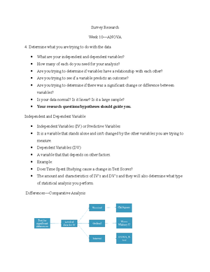 Week 9 - Chi Square Test of Indep. Lecture Notes - Survey Research Week ...