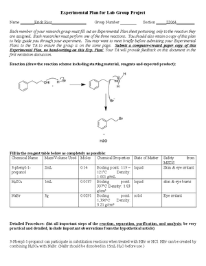 GC and TLC Worksheet - Organic Chemistry I lab 342 - Gas Chromatography ...