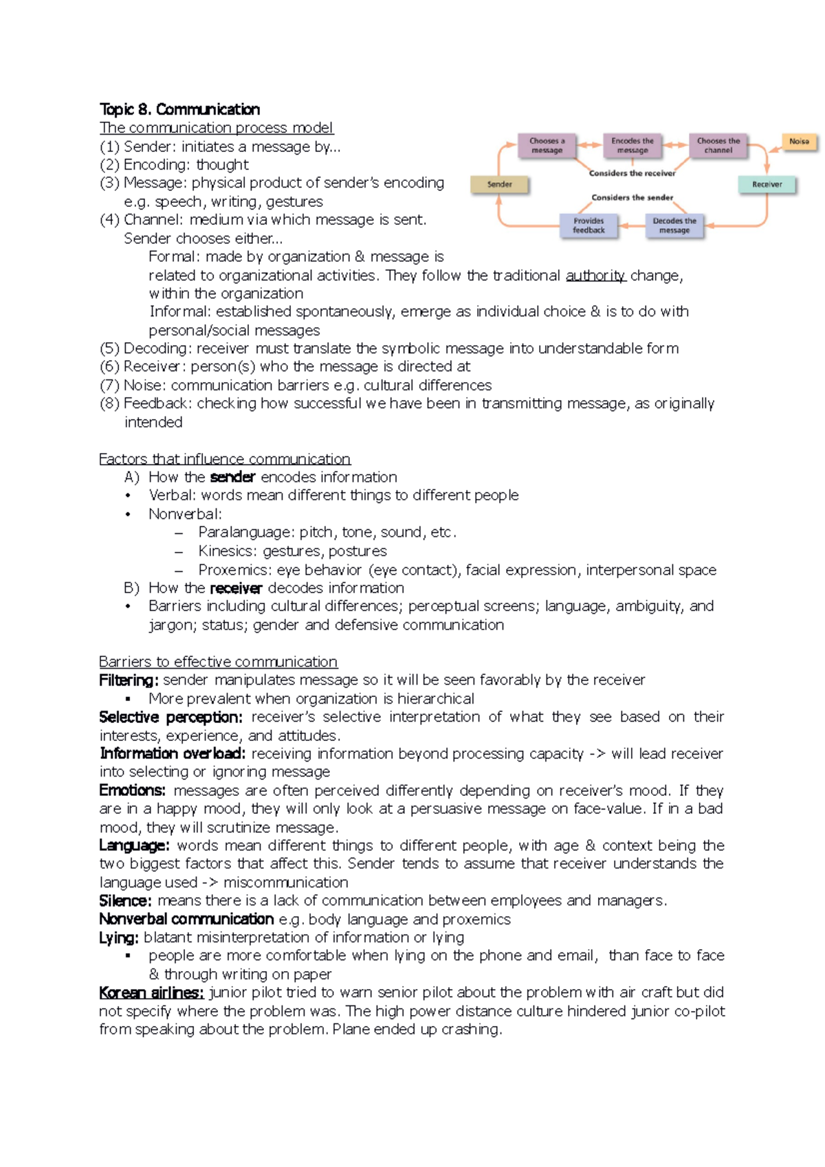 Lecture 8: Communication - Topic 8. Communication The communication ...