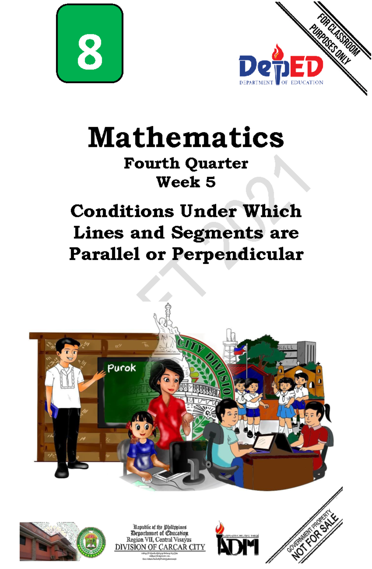 Math 8-Q4-Week 5 v - BSED - i Mathematics Fourth Quarter Week 5 ...