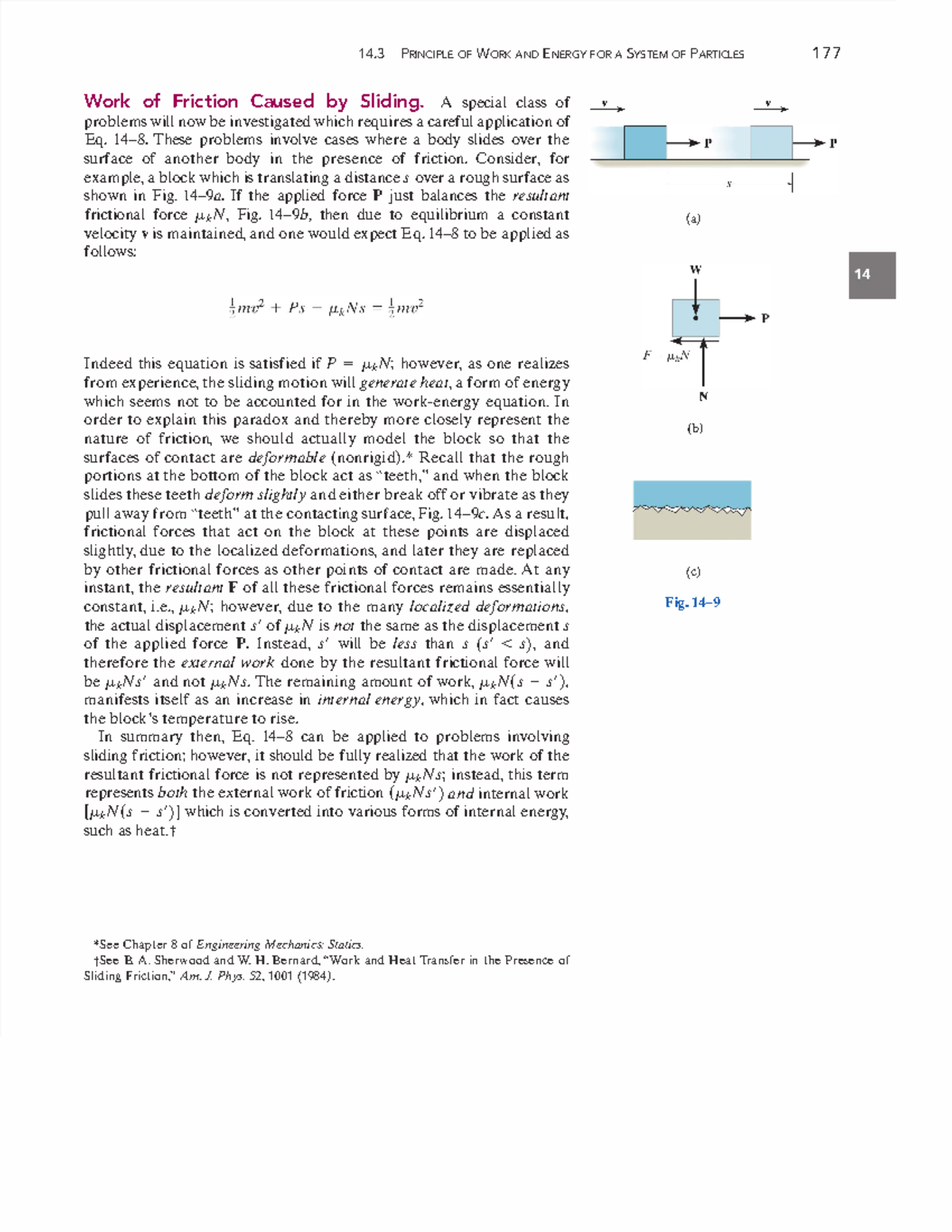 Principle OF WORK AND Energy FOR A System OF Particles - 1 4 PRINCIPLE ...