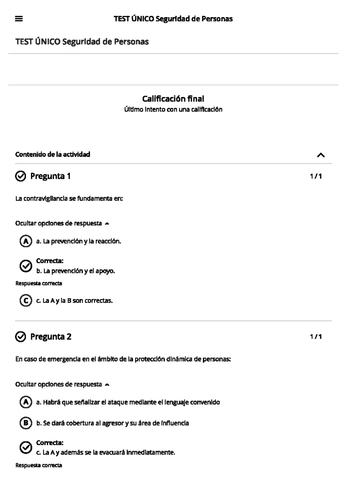 104 Dirsp Seguridad de Personas ocred - = TEST UNICO Seguridad de ...