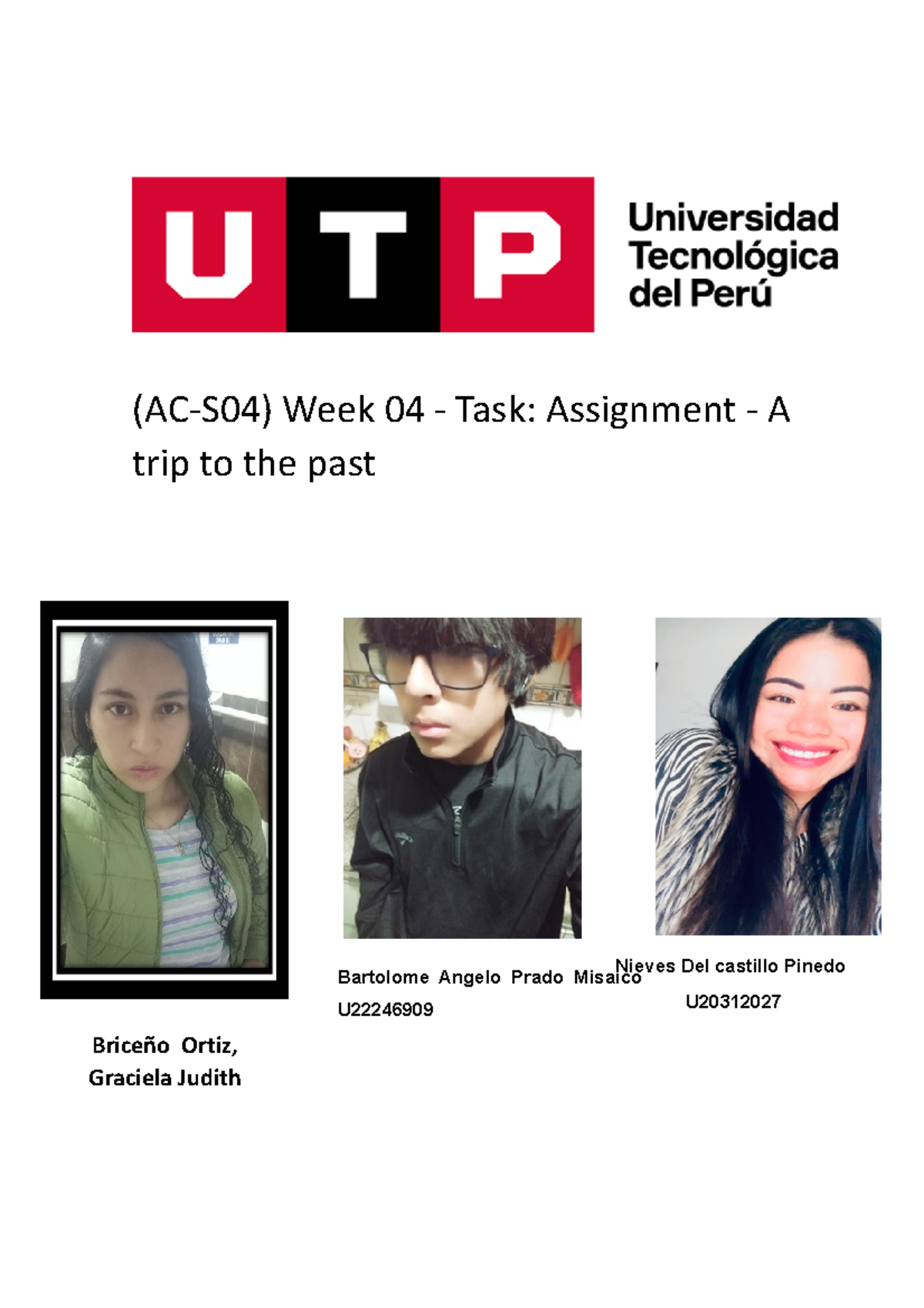 (AC-S07) Week 07 - Assignment - A love story - (AC-S04) Week 04 - Task ...