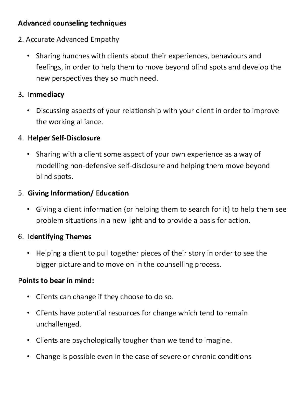 Counseling Groupwork - Group Work - Advanced counseling techniques 2 ...