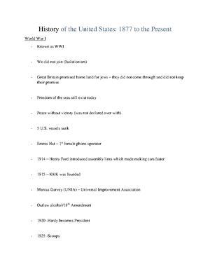 History of the United States part 1 - History of the United States ...