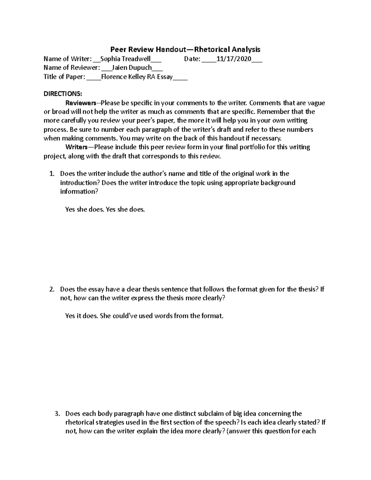 Copy of rhetorical-analysis-peer-review-handout - Peer Review Handout ...