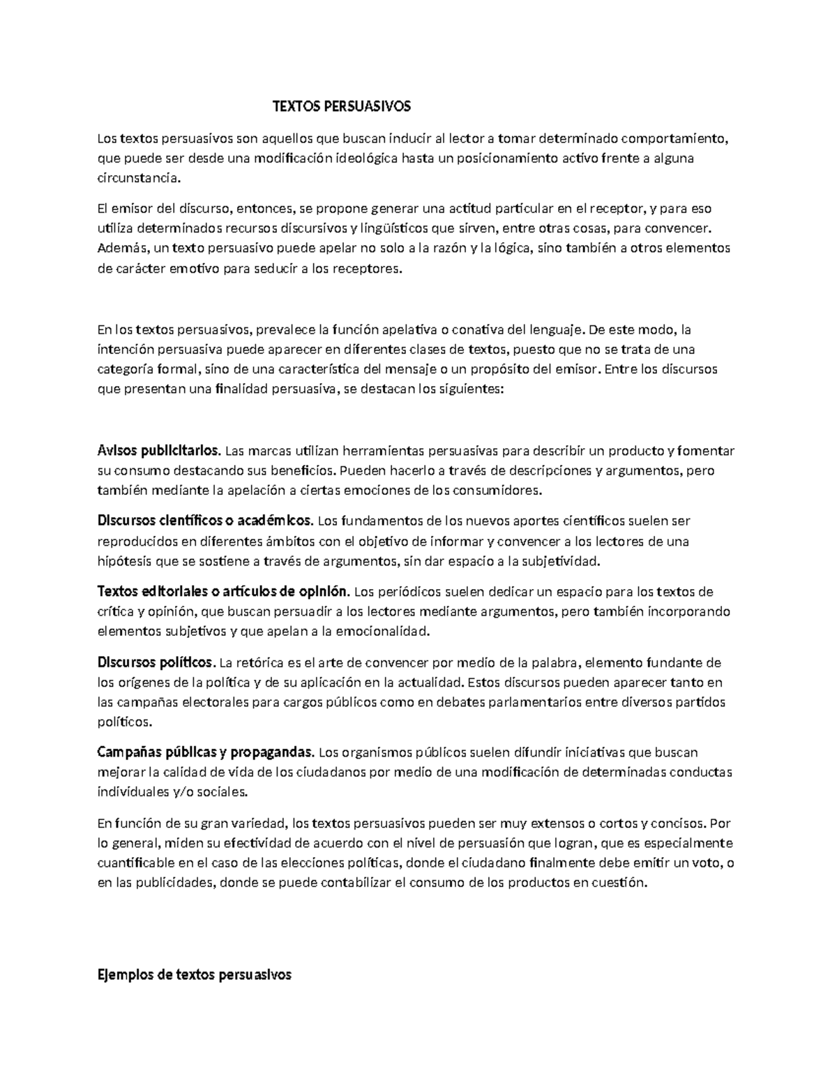 Textos Persuasivos - españolnemrmrmrmrmrmrmrmrmrmrmrr - TEXTOS ...