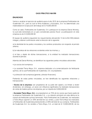 NIA 700 Esquema Jutiapa 1437-14-3965 - NIA 700 Esta Norma Internacional ...