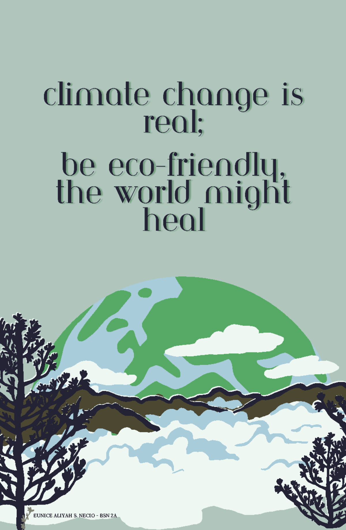 Climate Change Poster - Science, Technology, and the Society - climate ...