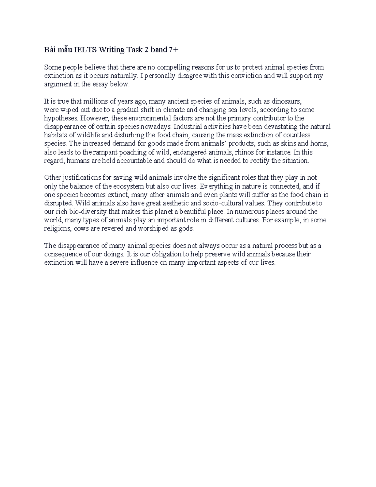 Ielts Writing T2 band7 - Bài mẫu IELTS Writing Task 2 band 7+ Some ...