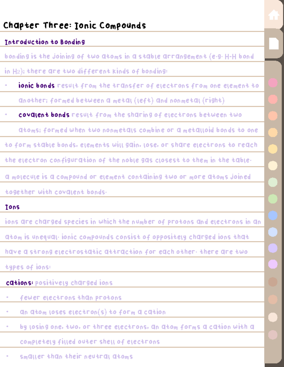 UVA CHEM 1500 Chapter 3 - Ionic Compounds - Chapter Three: Ionic ...