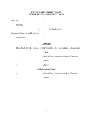 Notes Civ proc&draft - Civil Procedure and Drafting notes Prof Mark ...
