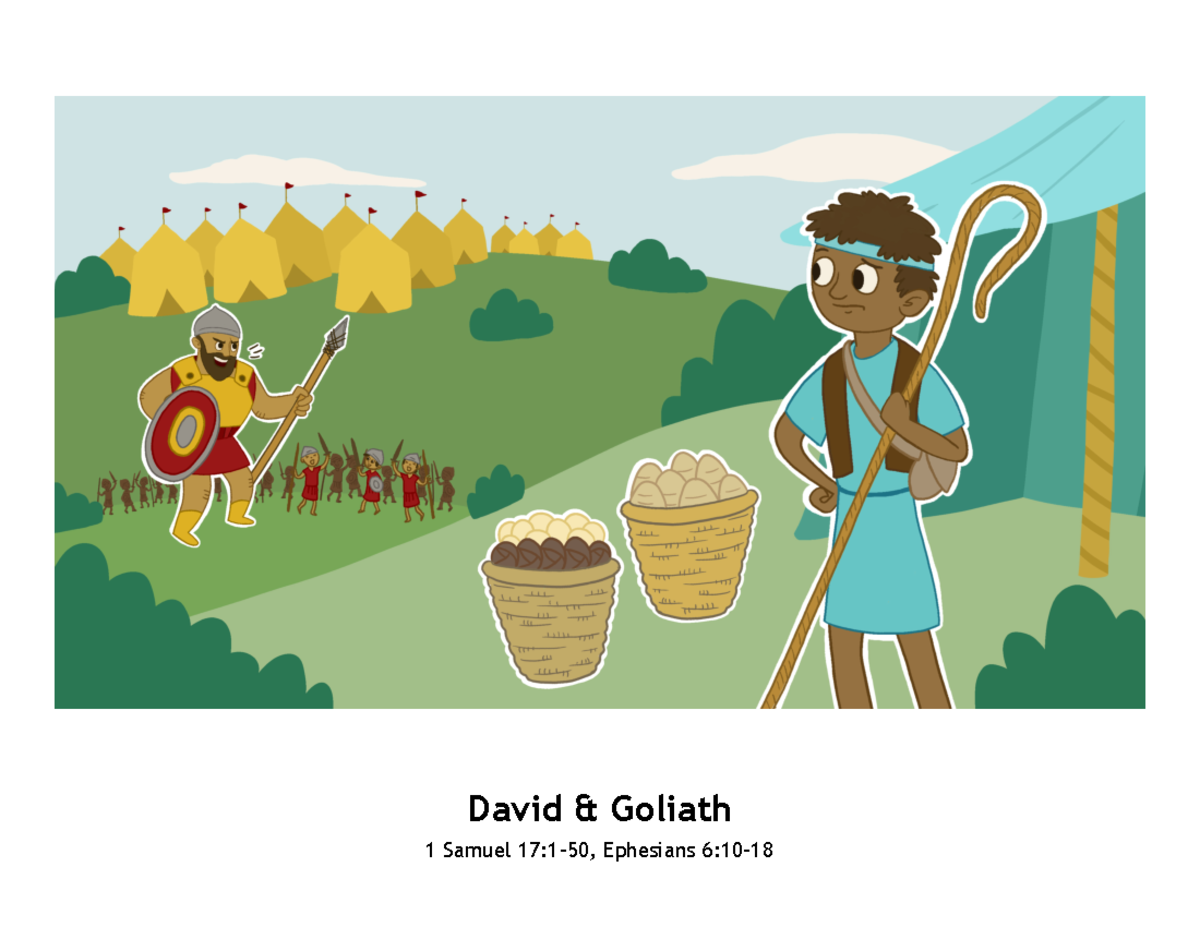 David and Goliath Bible Story - David & Goliath 1 Samuel 17:1-50 ...