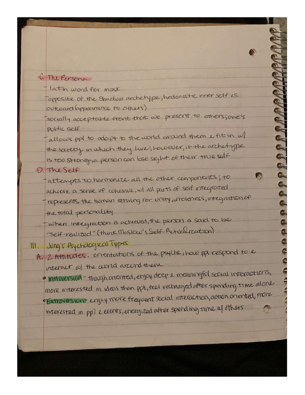 Jung pg 3 - lecture notes on Carl Jung - PSY 3332 - Studocu