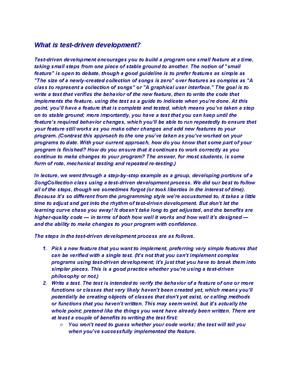 Test-driven development - What is test-driven development? Test-driven ...