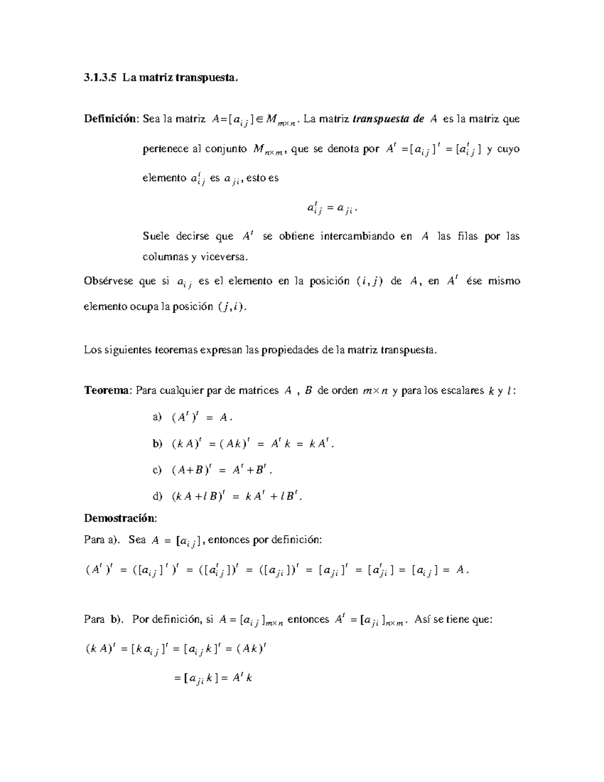 Matriztranspuesta - Explicaciones - 3.1.3 La matriz transpuesta ...