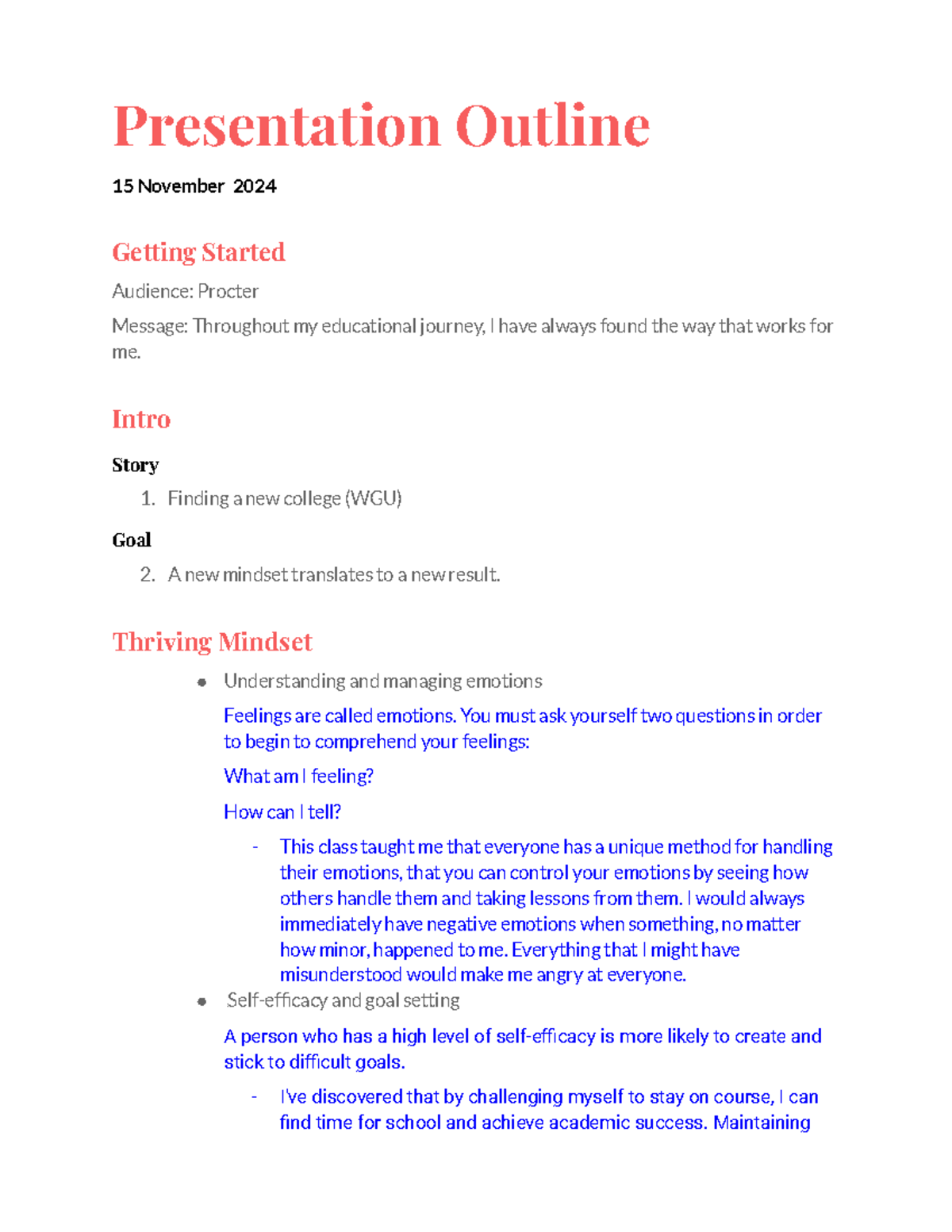 Presentation Outline 2 - Presentation Outline 15 November 2024 Getting ...