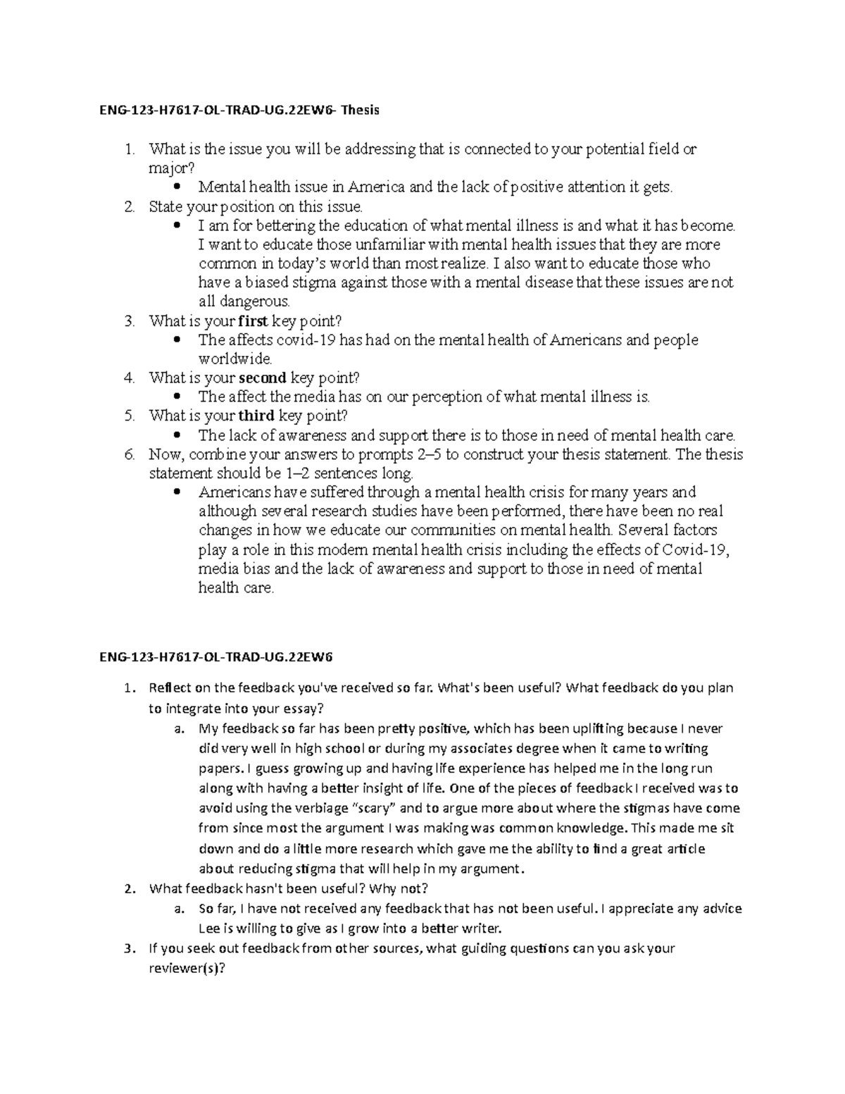 ENG 123 Module Five Thesis Activity - ENG-123-H7617-OL-TRAD-UG- Thesis ...